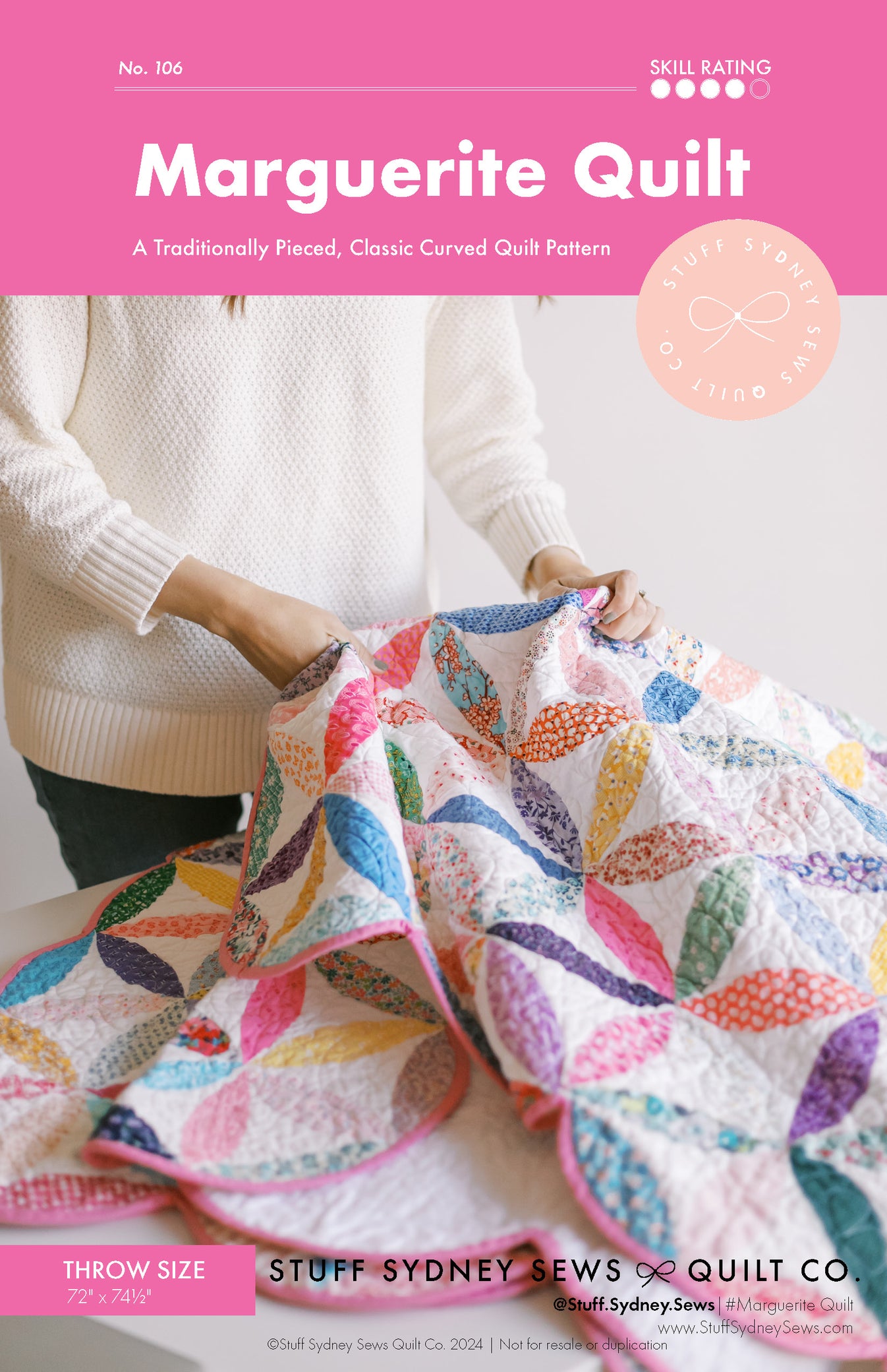 Marguerite Quilt Pattern | PDF Version – Stuff Sydney Sews Quilt Co.